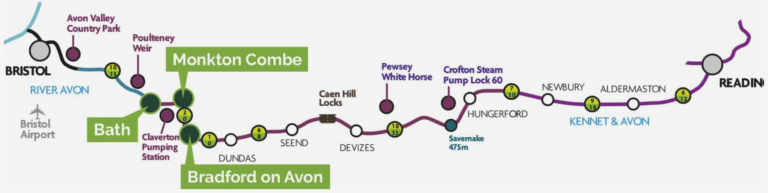 Canal Boat Routes from Bath on the Kennet And Avon Canal | Anglo Welsh Ltd