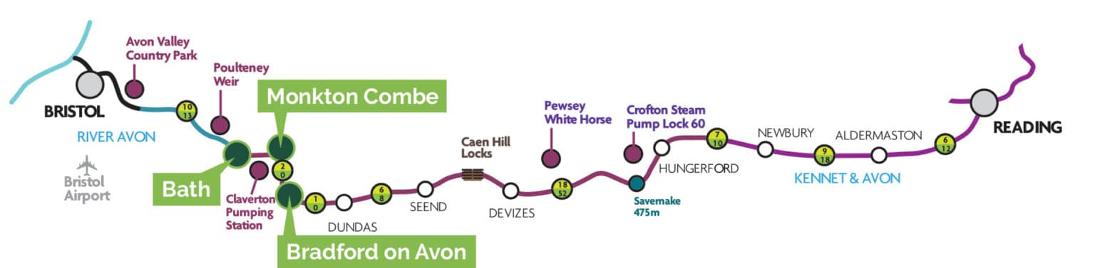 Bath City Centre & back from Monkton Combe | Anglo Welsh Ltd